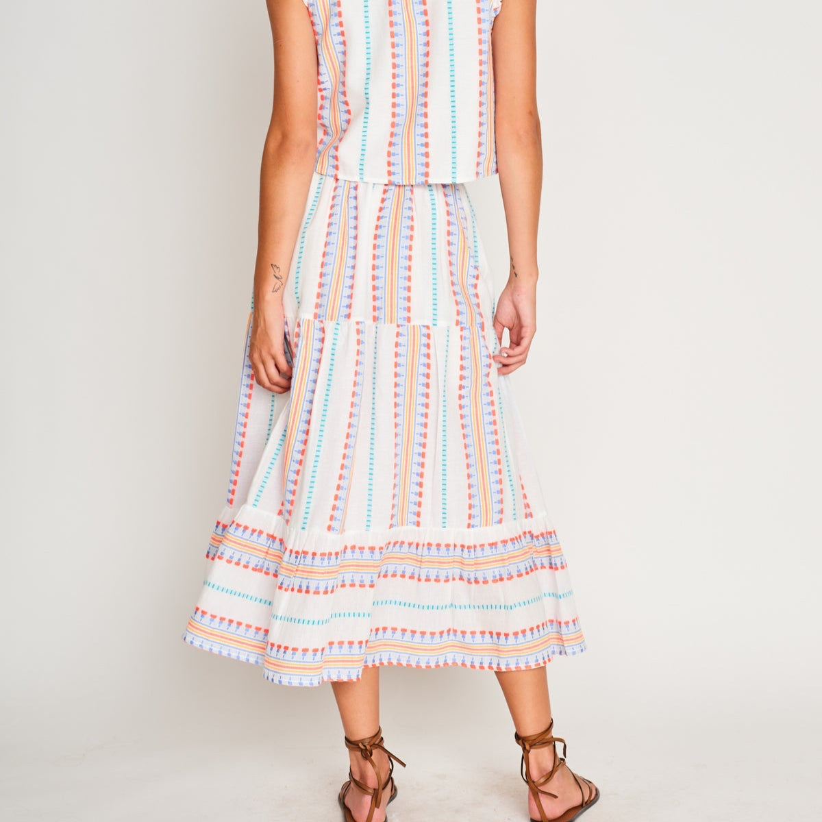 Maya Skirt Blue | WELLGROUND