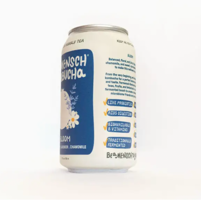 Bloom Blueberry Lavender Chamomile Kombucha | WELLGROUND