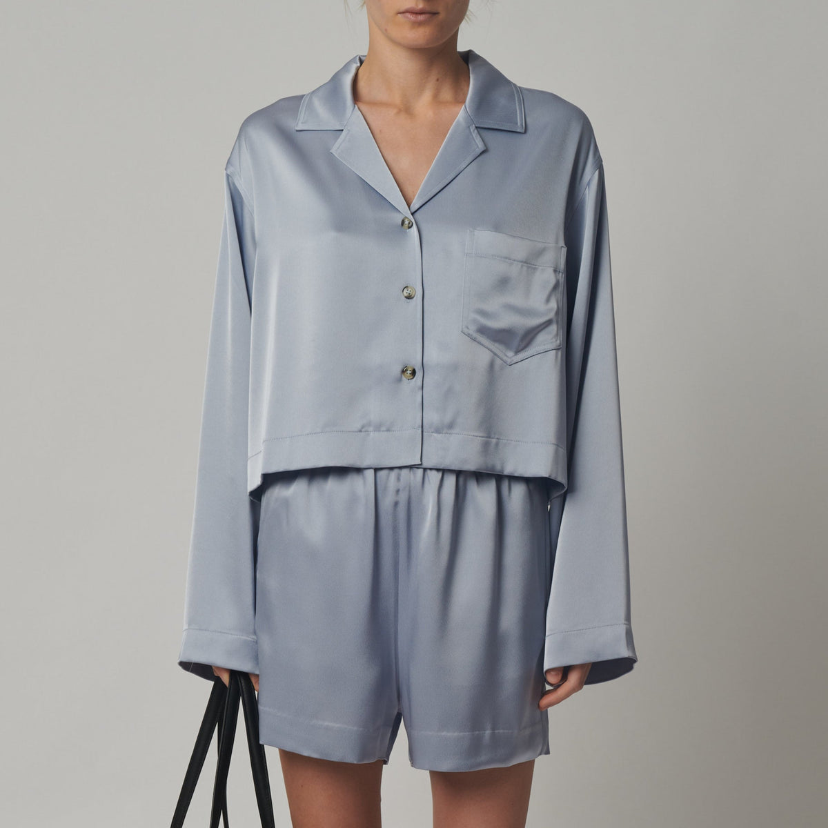 Valley Blouse Ice Blue | WELLGROUND